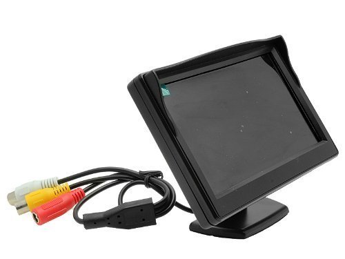 BONDWL 5" High Resolution HD 800480 Car Rearview TFT LCD Monitor Screen Car Vehicle Backup Monitor with 2ch Video for Car Rearview Backup Cameras/Car DVD/VCD/GPS/other Video Equipment