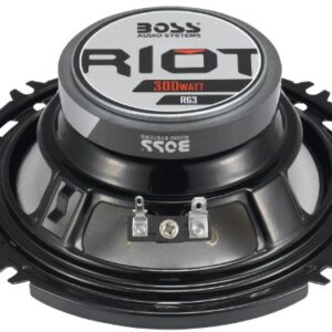 BOSS Audio Systems R63 300 Watt Per Pair, 6.5 Inch, Full Range, 3 Way Car Speakers Sold in Pairs