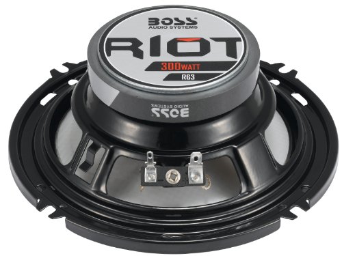 BOSS Audio Systems R63 300 Watt Per Pair, 6.5 Inch, Full Range, 3 Way Car Speakers Sold in Pairs