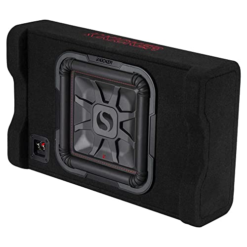 KICKER L7TDF 12-inch (30cm) Thin L7 Down Firing Subwoofer Enclosure, 2-Ohm