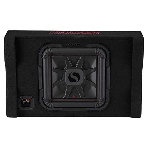 KICKER L7TDF 12-inch (30cm) Thin L7 Down Firing Subwoofer Enclosure, 2-Ohm