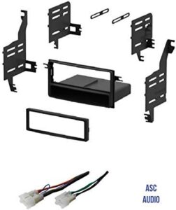 asc single din car stereo install dash kit and wire harness for 2005-2010 scion tc, 2004-2006 scion xa, 2004-2014 scion xb, 2008-2014 scion xd, 2007-2014 toyota fj cruiser, 2007-2011 toyota yaris