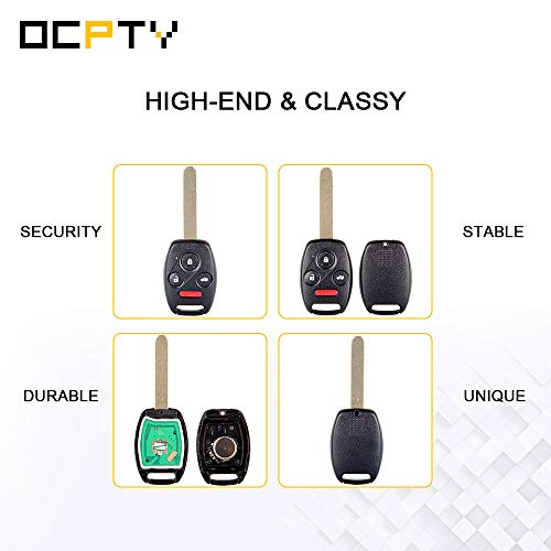 OCPTY 1X Flip Key Entry Remote Control Entry Remote key Fob Transponder Ignition Key for 06-13 for Honda Civic N5F-S0084A 35111-SVA-305 3248A-S0084A 35111-SVA-306