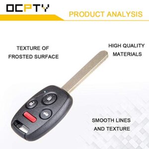 OCPTY 1X Flip Key Entry Remote Control Entry Remote key Fob Transponder Ignition Key for 06-13 for Honda Civic N5F-S0084A 35111-SVA-305 3248A-S0084A 35111-SVA-306