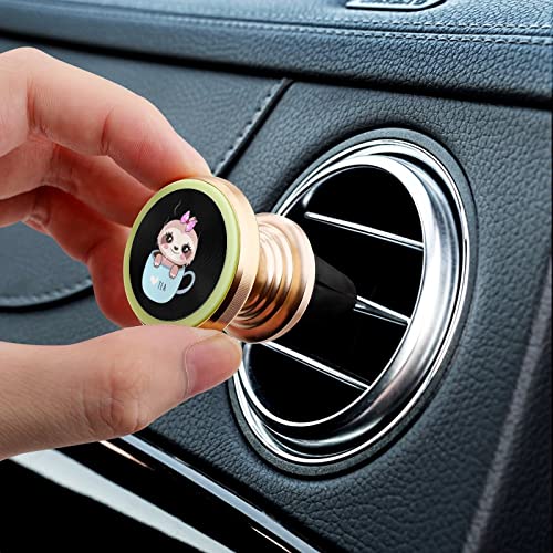 Cute Sloth Baby Magnetic Phone Holder for Car Air Vent Holder Clip Compatible with All Smartphones & Tablets