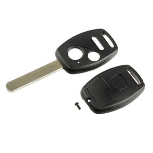 key fob keyless entry remote shell case & pad fits honda 2010-2011 accord crosstour / 2006-2011 civic / 2007-2013 cr-v / 2011-2015 cr-z / 2009-2013 fit / 2011-2014 odyssey