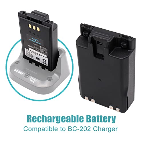 Accessoryway Replace BP-307 7.2V 3350mAh Li-Ion Battery for Icom ID-52A IC-705 IP-503H IP-100H IP-501H ID-52E Two Way radios Replacement Battery BP-272 Battery