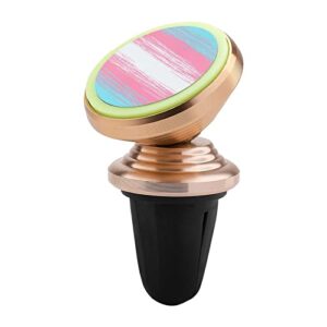 transgender flag magnetic phone holder for car air vent holder clip compatible with all smartphones & tablets