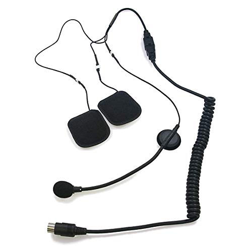 HS-G130P 5 Pin Stereo Headset with Boom Microphone for Honda Goldwing (Mini Din)