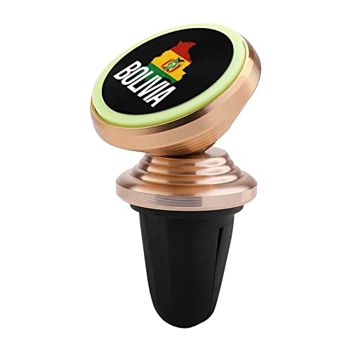 Bolivia Map and Flag Magnetic Phone Holder for Car Air Vent Holder Clip Compatible with All Smartphones & Tablets