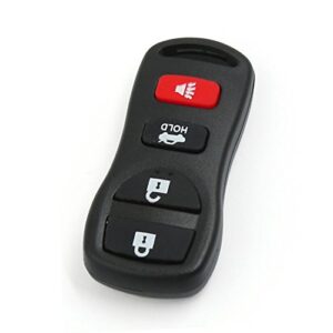 uxcell New Replacement 4 Button Keyless Entry Remote Control Key Fob Clicker for KBRASTU15 28268-C991A 28268-ZB700