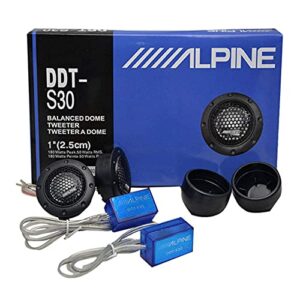 totmox car stereo speaker, ddt-s30 tweeter, 320w maximum power elite nd aluminum dome tweeter