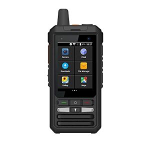 kjd anysecu w8 mobile radio adroid 8.1 lte 4g gps unlocked poc radio suppot zello real ptt platform (w9-us)