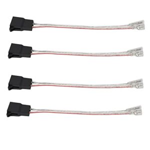 nuith speaker wiring connector harness fits for volkswagen 1993-2004, fiat 500 2011-2019, audi 1994-2001, nissan primastar 2001-2014 aftermarket car door speaker cable plug