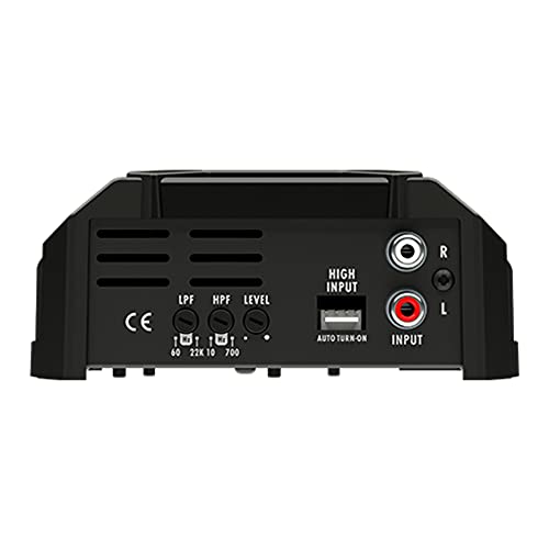 Stetsom IR 400.1 2 Ohms Compact Digital Mono Amplifier, Iron LINE, 400 Watts RMS 400x1, 2Ω Stable, Monoblock Digital Car Audio Amp TS, Full-Range Sound Quality, Crossover