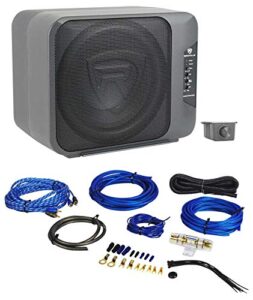 rockville ground pounder 800 watt powered dual 10″ loaded car subwoofer+amp kit