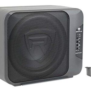 Rockville Ground Pounder 800 Watt Powered Dual 10" Loaded Car Subwoofer+Amp Kit