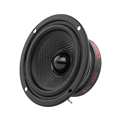 DS18 ZXI-354 3.5" Full Range Car Audio Speaker Upgrade with Kevlar Cone 120 Watts 4 Ohm Horn Woofer - Pair of 3.5 Speakers (2 Speakers)