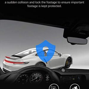 Dash Cam 4K WiFi Ultra HD 2160P Dash Camera for Cars, Car Camera, Dashcams for Cars with Night Vision, 24 Hours Parking Mode, Loop Recording, G-Sensor, APP, Support 256GB Max