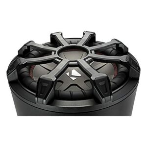 KICKER 46CWTB84 TB8 8-inch Loaded Weather-Proof Subwoofer Enclosure w/Passive Radiator - 4-Ohm, 300 Watt