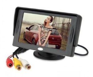 bw 4.3 inch lcd tft rearview monitor screen for car backup camera