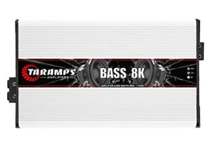 taramps bass 8k 1 ohm 8000 watts class d full range mono amplifier