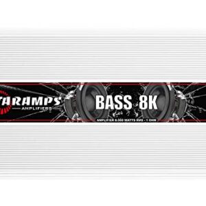 Taramps BASS 8K 1 Ohm 8000 Watts Class D Full Range Mono Amplifier