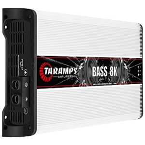 Taramps BASS 8K 1 Ohm 8000 Watts Class D Full Range Mono Amplifier