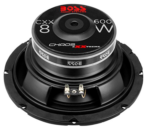 BOSS Audio Systems CXX8 8 Inch Car Subwoofer - 600 Watts Maximum Power, Single 4 Ohm Voice Coil, Easy Mounting, Sold Individually