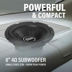 BOSS Audio Systems CXX8 8 Inch Car Subwoofer - 600 Watts Maximum Power, Single 4 Ohm Voice Coil, Easy Mounting, Sold Individually