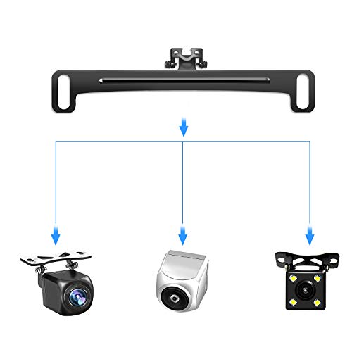 Pixelman Rear Camera License Plate Mount,Rear View Camera Mount Only,Reverse Cam Holder,Dash Cam Rearrview Camera License Plate Bracket,Back Up Camera Accessories