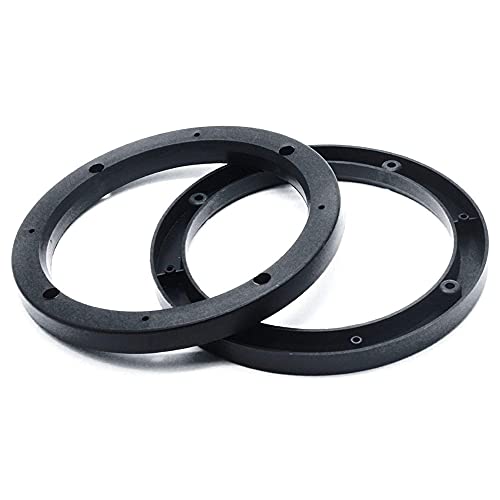 AICARS 2 Pcs 6.5-inch Universal Fit ABS Speaker Spacers for Auto Car, 14mm Depth