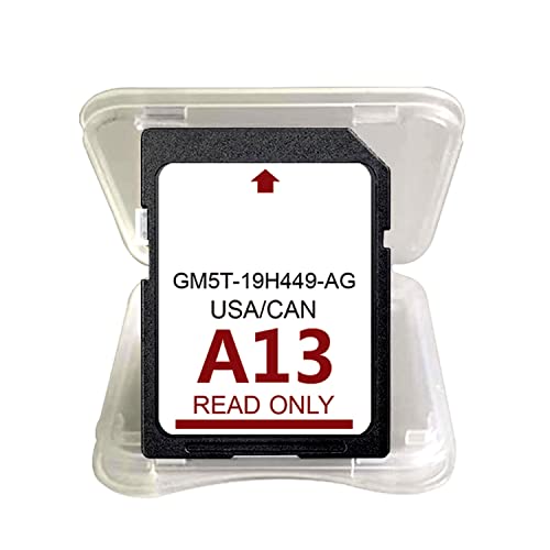 2022 Updated A13 Navigation Car GPS SD Card,Compatible with Lincoln&Fordt Including The Latested USA/Canada New Maps