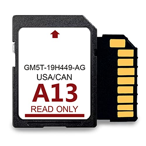 2022 Updated A13 Navigation Car GPS SD Card,Compatible with Lincoln&Fordt Including The Latested USA/Canada New Maps