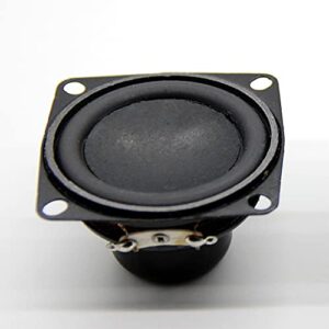 ADUCI 2PCS 2 Inch 4Ohm 10W Subwoofer Multimedia W Fixed Hole Home Audio Sound Speaker DIY 53mm Deep Bass Magnetic Loudspeaker (Size : 2pcs)