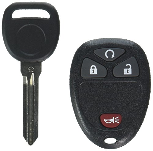 Discount Keyless Replacement 4 Button Automotive Keyless Entry Remote Control Transmitter 15913421 and a Replacement ID 46 Transponder Key