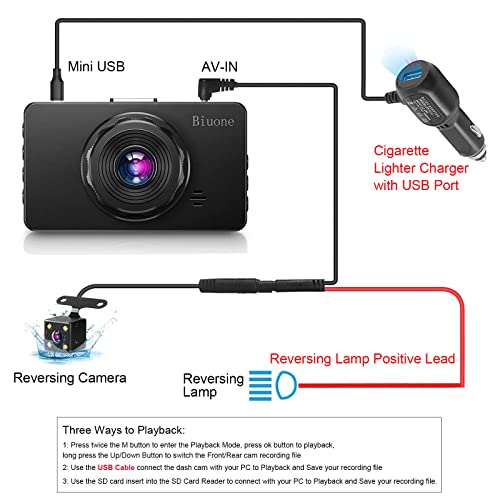 Dash Camera for Cars, Super Night Vision Dash Cam Front and Rear with 32G SD Card, 1080P FHD DVR Car Dashboard Camera with G-Sensor, WDR, Parking Monitor, Loop Recording, Motion Detection 【2023】