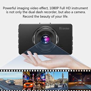 Dash Camera for Cars, Super Night Vision Dash Cam Front and Rear with 32G SD Card, 1080P FHD DVR Car Dashboard Camera with G-Sensor, WDR, Parking Monitor, Loop Recording, Motion Detection 【2023】