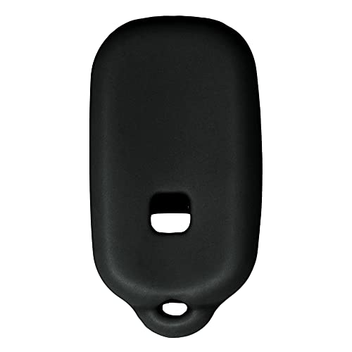 Keyless2Go Replacement for New Silicone Cover Protective Case for Select Toyota 4 Button Remotes - Black