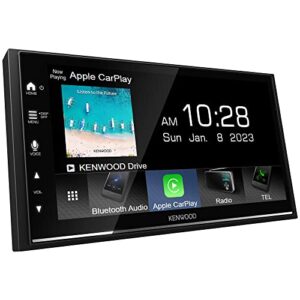 KENWOOD DMX7709S 6.8-Inch Capacitive Touch Screen, Car Stereo, CarPlay and Android Auto, Bluetooth, AM/FM Radio, MP3 Player, USB Port, Double DIN, 13-Band EQ, SiriusXM