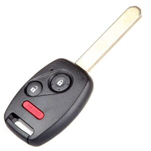 eccpp replacement uncut 433mhz keyless entry remote key fob fit for 2005-2008 honda pilot cwtwb1u545 (pack of 1)