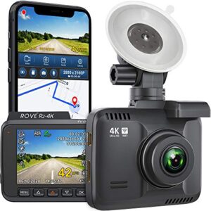 ROVE R2-4K Dash Cam | Hardwire Kit | 512GB Micro SD Card