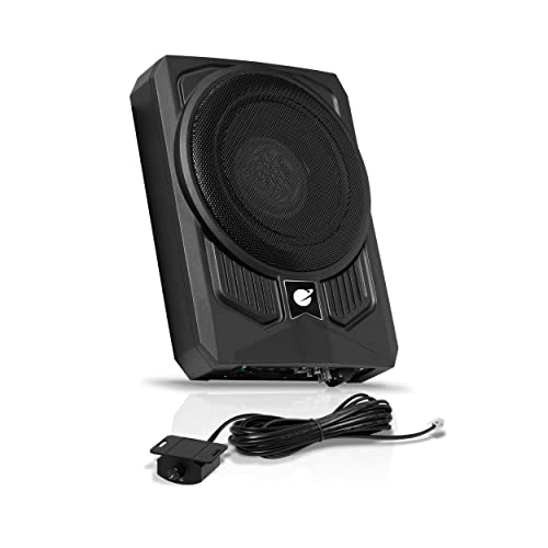 Planet Audio P10AW Amplified Car Subwoofer - 1000 Watts, Low Profile, 10 Inch Subwoofer, Remote Subwoofer Control, Great for Vehicles That Need Bass But Have Limited Space