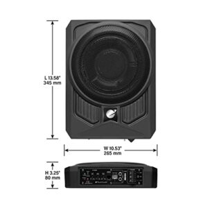 Planet Audio P10AW Amplified Car Subwoofer - 1000 Watts, Low Profile, 10 Inch Subwoofer, Remote Subwoofer Control, Great for Vehicles That Need Bass But Have Limited Space