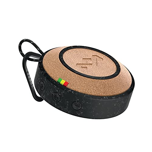 House of Marley No Bounds: Waterproof Speaker with Wireless Bluetooth Connectivity, 10 Hours of Indoor/Outdoor Playtime, and Sustainable Materials, Black