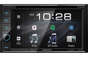 kenwood excelon ddx396bt double din siriusxm ready bluetooth in-dash dvd/cd/am/fm car stereo receiver w/ 6.2″ touchscreen