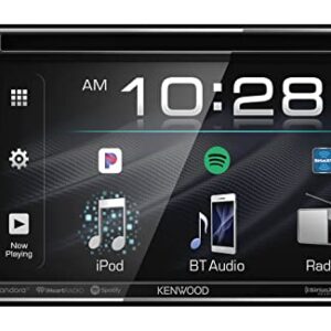 KENWOOD eXcelon DDX396BT Double DIN SiriusXM Ready Bluetooth in-Dash DVD/CD/AM/FM Car Stereo Receiver w/ 6.2" Touchscreen