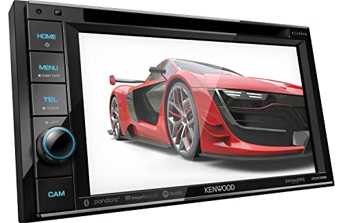 KENWOOD eXcelon DDX396BT Double DIN SiriusXM Ready Bluetooth in-Dash DVD/CD/AM/FM Car Stereo Receiver w/ 6.2" Touchscreen