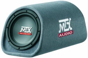 mtx audio rt8pt universal powered subwoofer enclosure