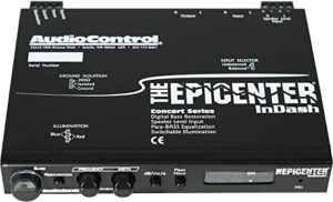 audiocontrol epicenter-indash bass maximizer and restoration processor